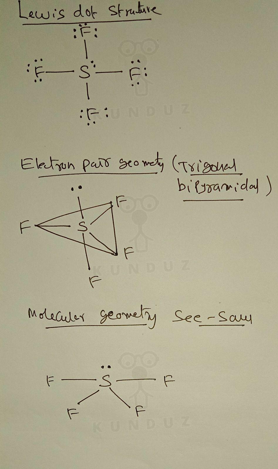 Lewis Structure Sf4