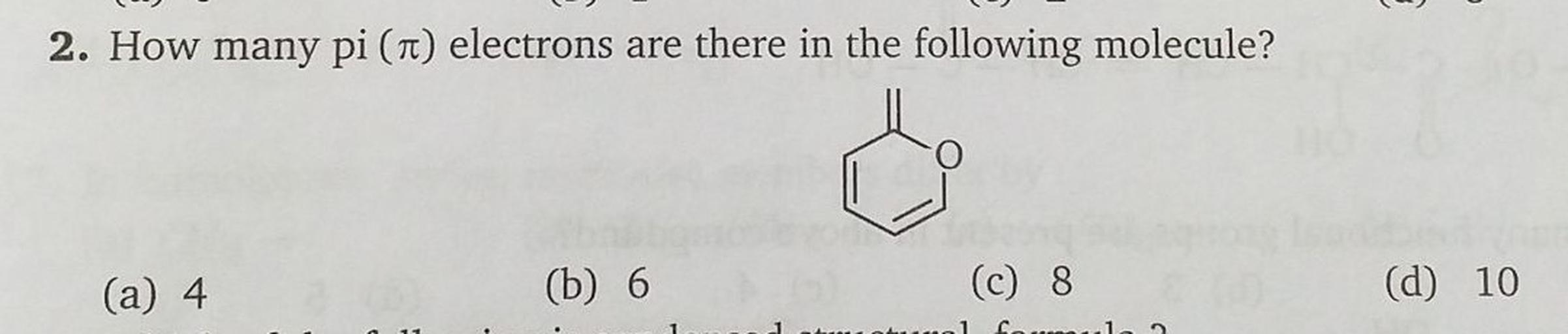 How Many Pi π Electrons Are There In The Organic Chemistry