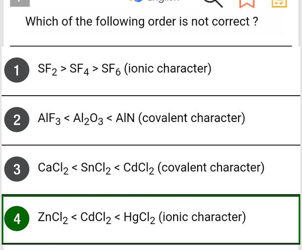 Which Of The Following Order Is Not Corr Inorganic Chemistry which-of-the-following-order-is-not-corr-inorganic-chemistry