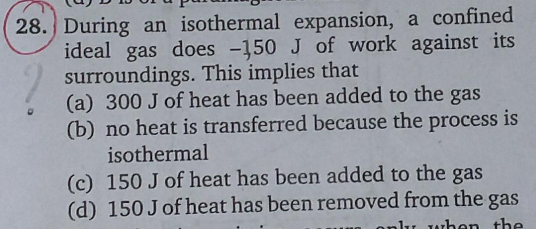 28 During An Isothermal Expansion A Confined Ideal Physics 28-during-an-isothermal-expansion-a-confined-ideal-physics