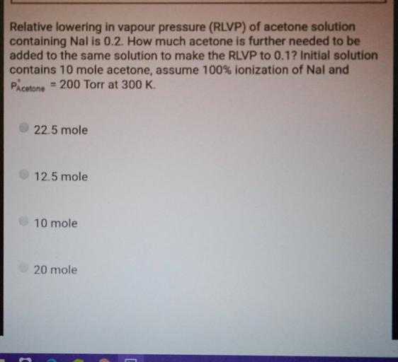 relative-lowering-in-vapour-pressure-rlv-physical-chemistry