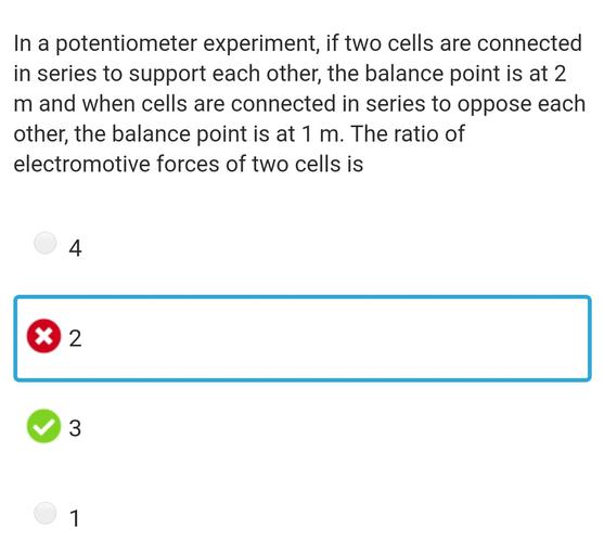 In A Potentiometer Experiment If Two Cells Are Conn Physics in-a-potentiometer-experiment-if-two-cells-are-conn-physics