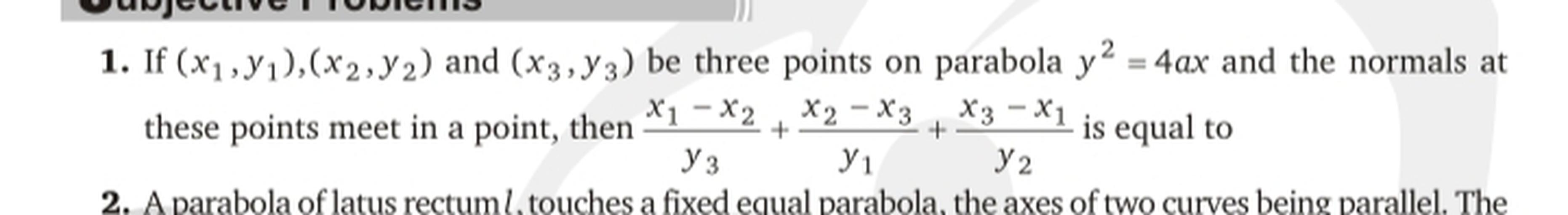 1 If x1 71 X2 72 And x3 Y3 Be Three Points On Pa Math 1-if-x1-71-x2-72-and-x3-y3-be-three-points-on-pa-math