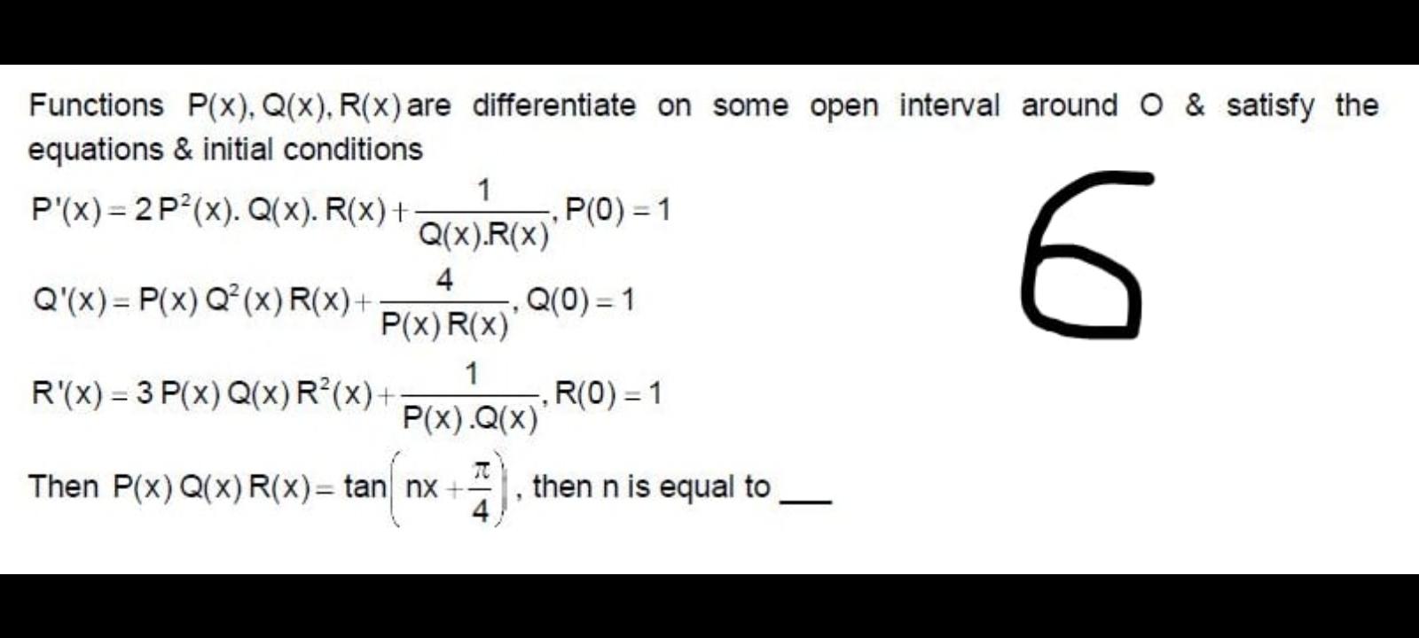 Functions P x Q x R x Are Differentiate On Some Op Math Functions P x Q x R x Are Differentiate On Some Op Math