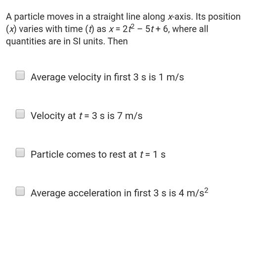 A Particle Moves In A Straight Line Along X axis It Physics a-particle-moves-in-a-straight-line-along-x-axis-it-physics