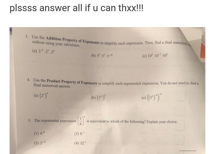 Plssss Answer All If U Can Thxx 3 Use The Addition Math plssss-answer-all-if-u-can-thxx-3-use-the-addition-math