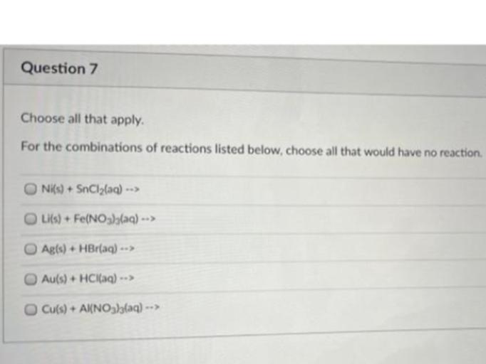 Question 7 Choose All That Apply For The Organic Chemistry question-7-choose-all-that-apply-for-the-organic-chemistry