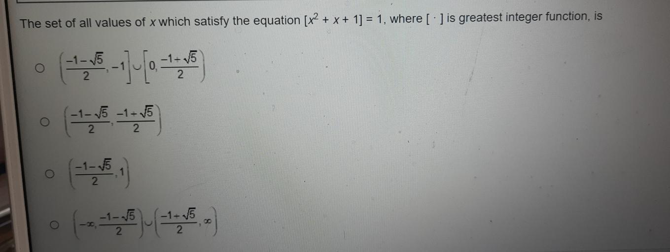 The Set Of All Values Of X Which Satisfy The Equation Math the-set-of-all-values-of-x-which-satisfy-the-equation-math