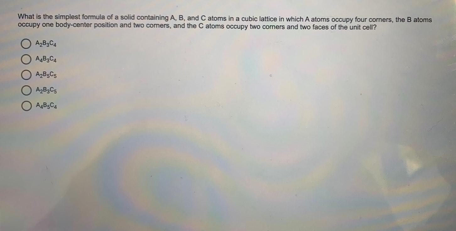 What Is The Simplest Formula Of A Solid Inorganic Chemistry What Is The Simplest Formula Of A Solid Inorganic Chemistry