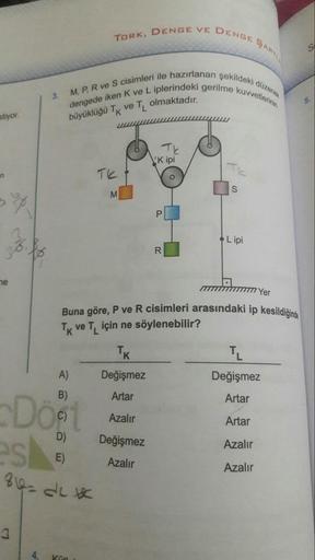 K. DENGE VE DEN DENGE SARD TORK simleri ile h... - Lise Matematik