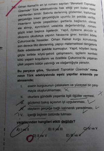 30. Orhan Kemal'in en iyi romani sayılan "Bereketli Topraklar Üzerinde ...