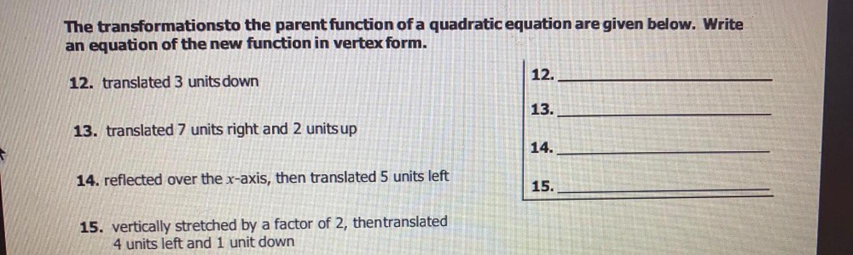 The Transformationsto The Parent Function Of A Quadrati Math the-transformationsto-the-parent-function-of-a-quadrati-math