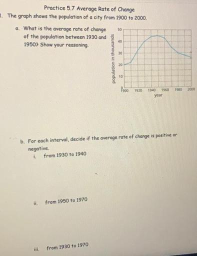 Practice 5 7 Average Rate Of Change 1 The Graph Shows Math practice-5-7-average-rate-of-change-1-the-graph-shows-math