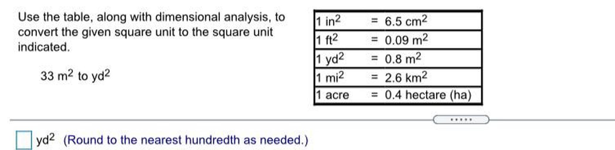 Use The Table Along With Dimensional Analysis To Conv Math use-the-table-along-with-dimensional-analysis-to-conv-math