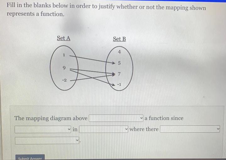 Fill in the blanks below in order to justify whether or... - Math