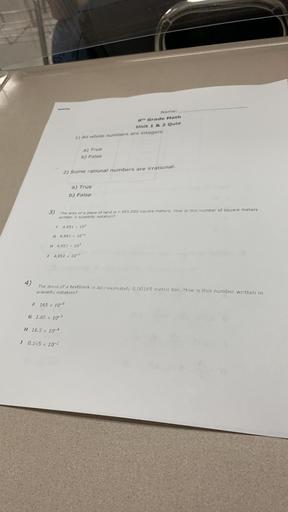 Name B n Grade Math Unit 1 2 Quiz 1 All Whole Numbe Math name-b-n-grade-math-unit-1-2-quiz-1-all-whole-numbe-math