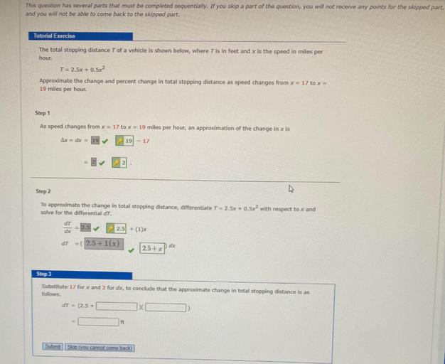 This question has several parts that must be completed ... - Math