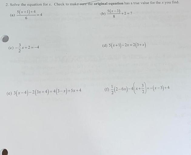 2-solve-the-equation-for-x-check-to-make-sure-the-ori-math