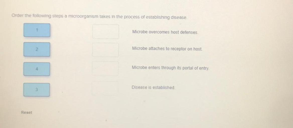 Order The Following Steps A Microorganism Takes In T Biology