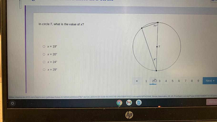 UUR In Circle T What Is The Value Of X 710 O X 19 Math uur-in-circle-t-what-is-the-value-of-x-710-o-x-19-math