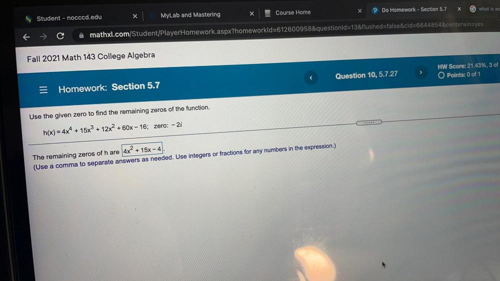 X Do Homework Section 5 7 What Is Wc Course Home Stud Math X Do Homework Section 5 7 What Is Wc Course Home Stud Math