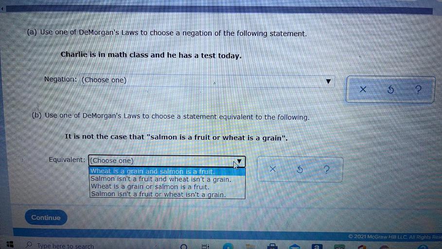 a Use One Of DeMorgan s Laws To Choose A Negation Of Math a-use-one-of-demorgan-s-laws-to-choose-a-negation-of-math