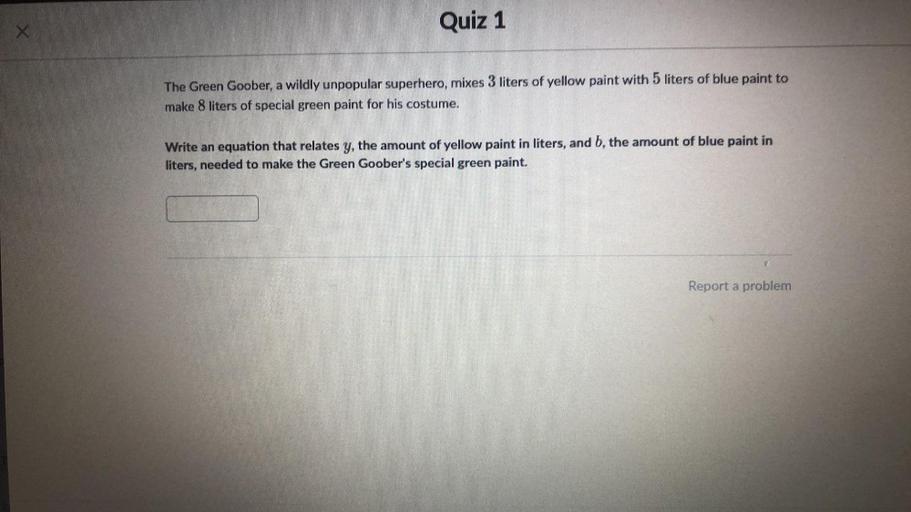 Quiz 1 X The Green Goober A Wildly Unpopular Superhero Math quiz-1-x-the-green-goober-a-wildly-unpopular-superhero-math