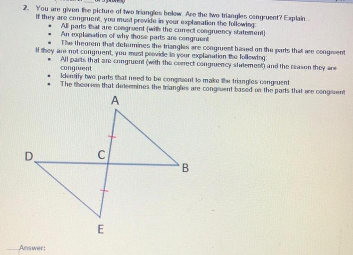 2 You Are Given The Picture Of Two Triangles Below Math 2-you-are-given-the-picture-of-two-triangles-below-math