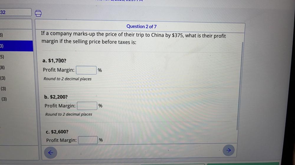 LULI 11 JI 32 D 3 Question 2 Of 7 If A Company Marks Math LULI 11 JI 32 D 3 Question 2 Of 7 If A Company Marks Math