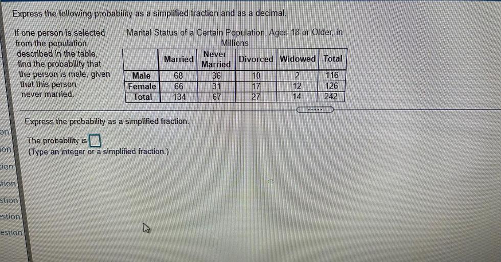 Express The Following Probability As A Simplified Fract Math express-the-following-probability-as-a-simplified-fract-math