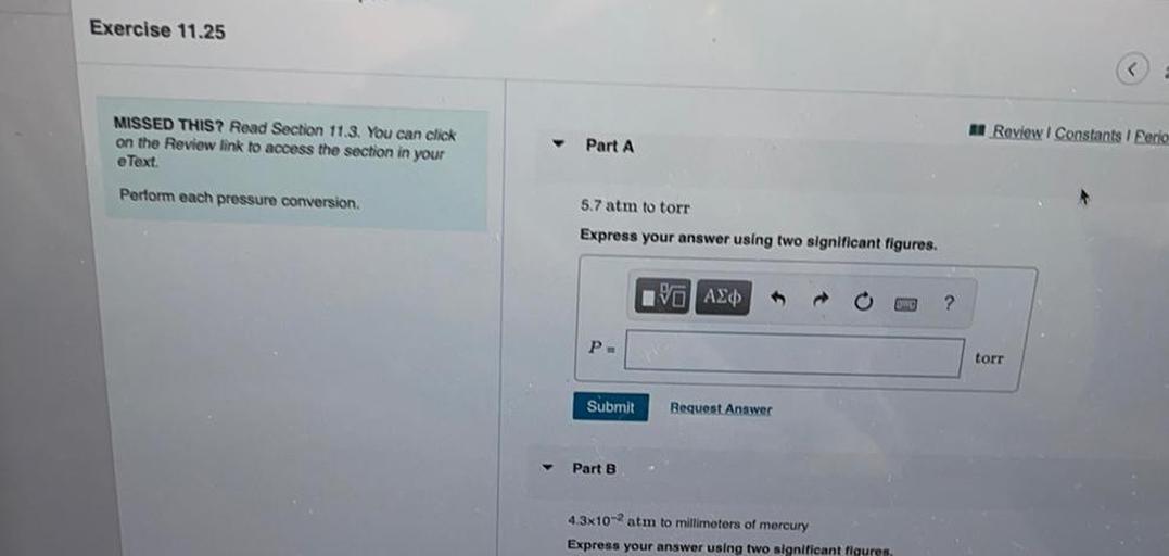 Exercise 11 25 MISSED THIS Read Section Physical Chemistry exercise-11-25-missed-this-read-section-physical-chemistry