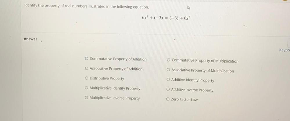 Identify The Property Of Real Numbers Illustrated In Th Math identify-the-property-of-real-numbers-illustrated-in-th-math