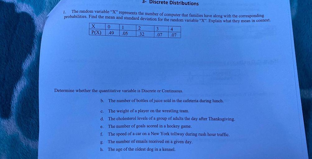 3 Discrete Distributions 1 The Random Variable X Re Math 3-discrete-distributions-1-the-random-variable-x-re-math