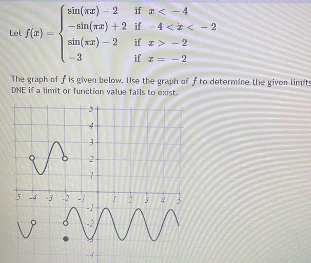 - Let f(x) = - sin(72) - 2 if I