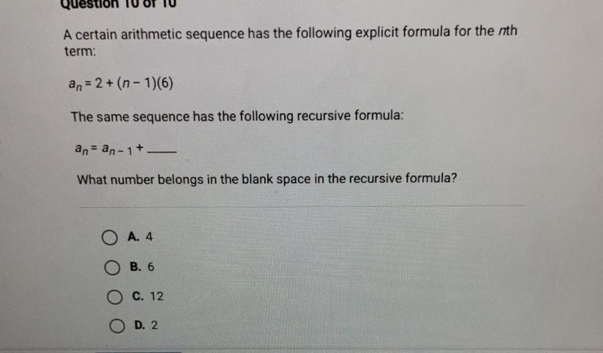 A Certain Arithmetic Sequence Has The Following Explici Math a-certain-arithmetic-sequence-has-the-following-explici-math
