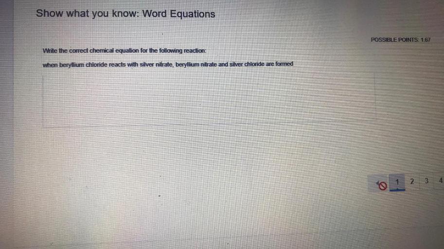 Show What You Know Word Equations POSSIB Physical Chemistry show-what-you-know-word-equations-possib-physical-chemistry