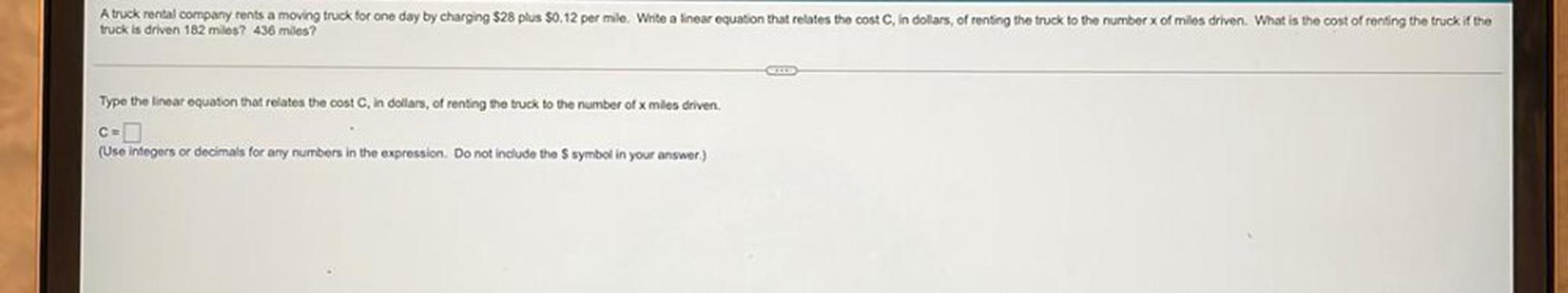 A Truck Rental Company Rents A Moving Truck For One Day Math a-truck-rental-company-rents-a-moving-truck-for-one-day-math