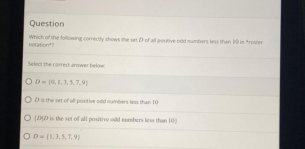 Question Which Of The Following Correctly Shows The Set Math question-which-of-the-following-correctly-shows-the-set-math