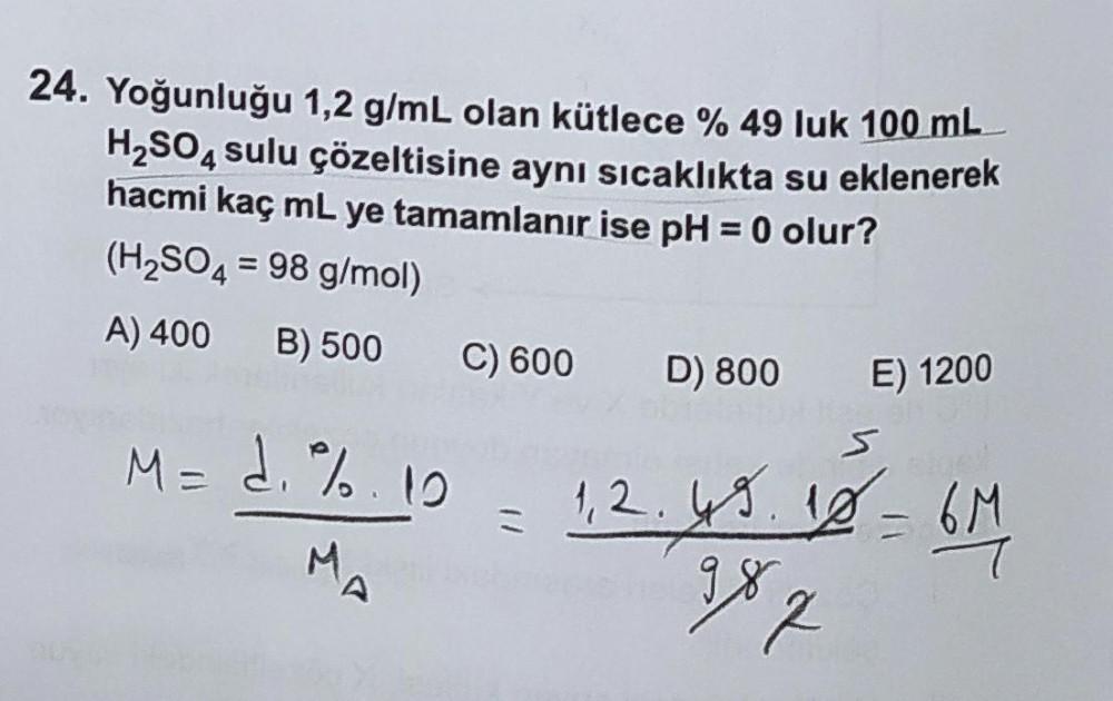 24 Yo unlu u 1 2 G mL Olan K tlece 49 Luk 100 Ml H2 Kimya 24 Yo unlu u 1 2 G mL Olan K tlece 49 Luk 100 Ml H2 Kimya