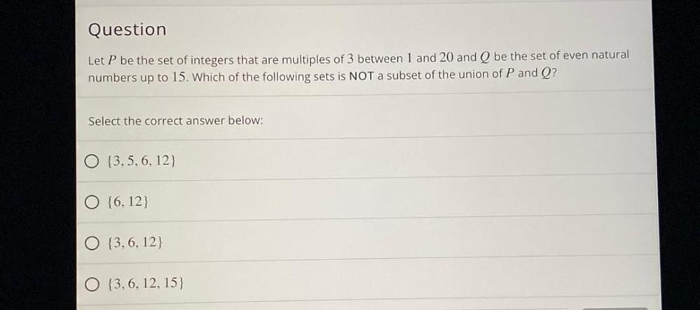Question Let P Be The Set Of Integers That Are Multiple Math Question Let P Be The Set Of Integers That Are Multiple Math