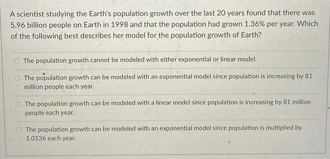 A Scientist Studying The Earth s Population Growth Over Math a-scientist-studying-the-earth-s-population-growth-over-math