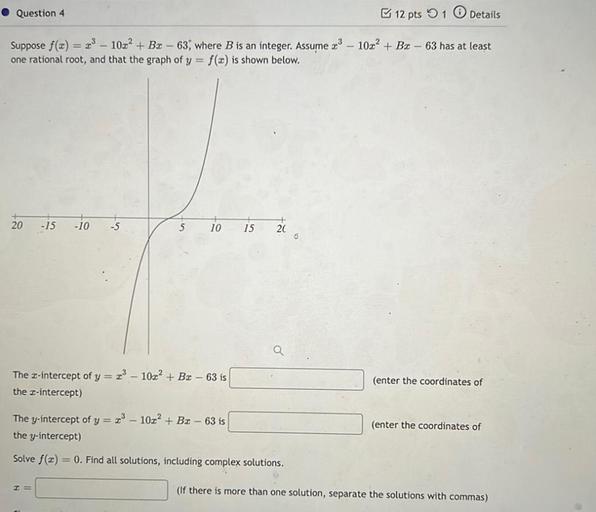 Question 4 12 Pts 1 Details Suppose F x X 10x2 B Math question-4-12-pts-1-details-suppose-f-x-x-10x2-b-math