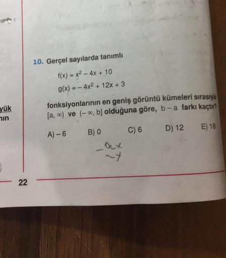 10 Ger el Say larda Tan ml F x X2 4x Lise Matematik 10-ger-el-say-larda-tan-ml-f-x-x2-4x-lise-matematik