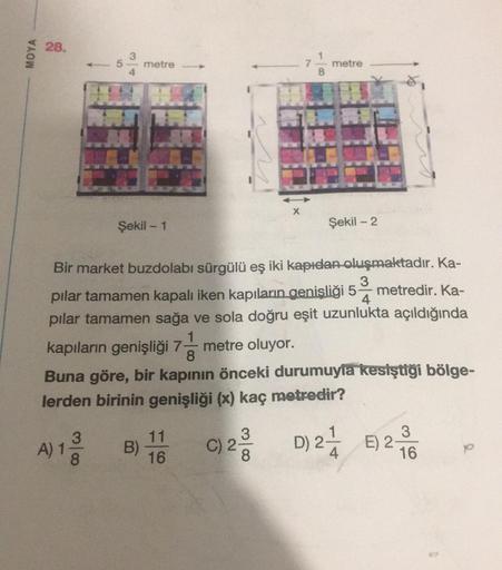 28 MOYA Metre 1 7 8 Metre 4 X ekil 1 eki Lise Matematik 28-moya-metre-1-7-8-metre-4-x-ekil-1-eki-lise-matematik