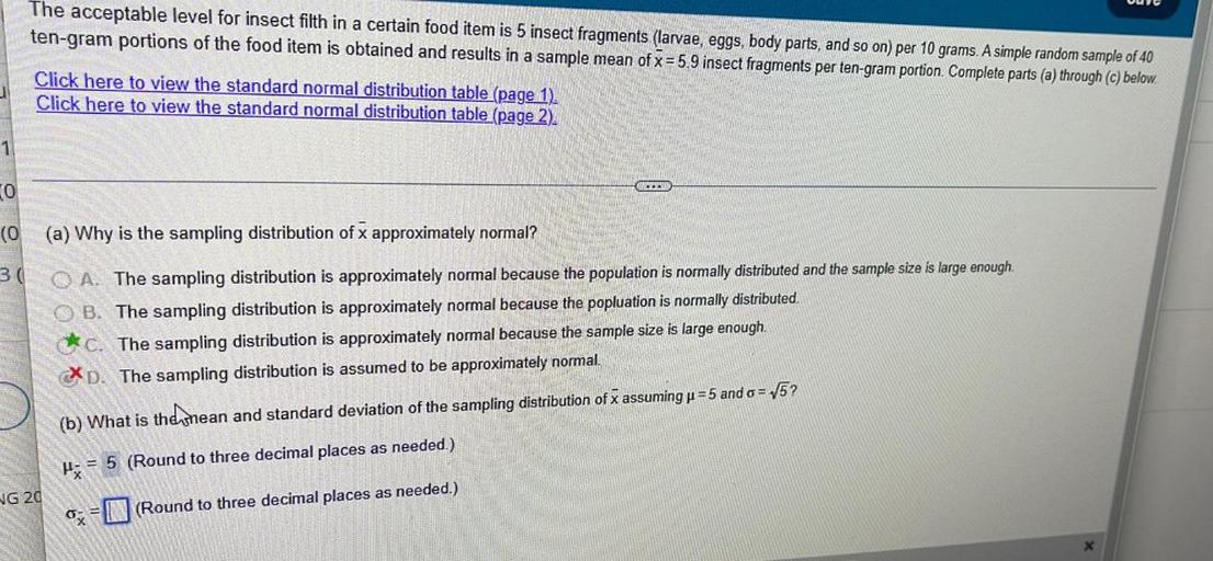 UU The Acceptable Level For Insect Filth In A Certain F Math uu-the-acceptable-level-for-insect-filth-in-a-certain-f-math