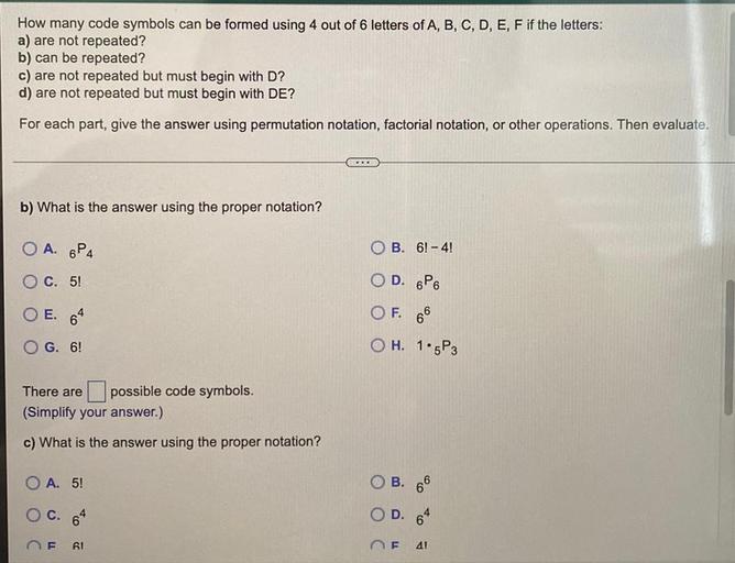 How Many Code Symbols Can Be Formed Using 4 Out Of 6 Le Math how-many-code-symbols-can-be-formed-using-4-out-of-6-le-math