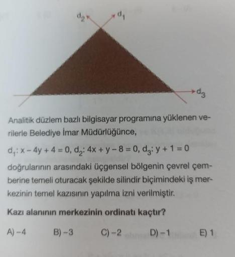 17 Dz Analitik Düzlem Bazlı Bilgisayar Programına Geometri