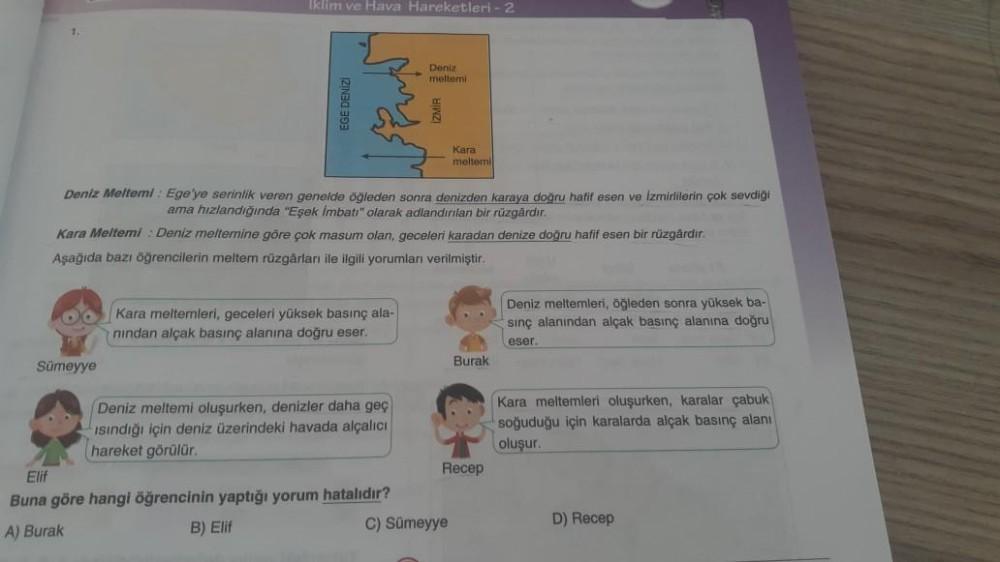 Iklim ve Hava Hareketleri - 2 Deniz melterni EGE DENIZI Kara meltemal ...
