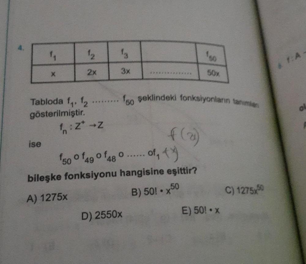 1 Ise X 12 2X Tabloda 1 12 G sterilmi tir Lise Matematik 1 Ise X 12 2X Tabloda 1 12 G sterilmi tir Lise Matematik