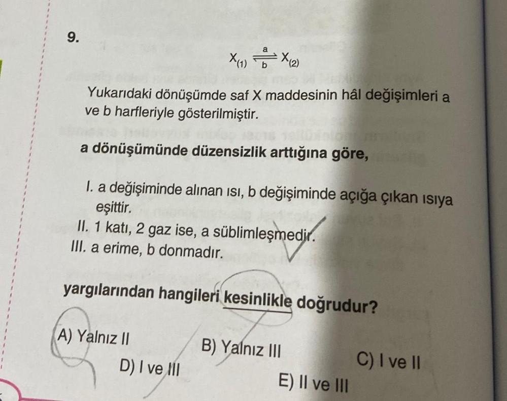 9 X X 2 Yukar daki D n mde Saf X Maddesinin H Kimya 9 X X 2 Yukar daki D n mde Saf X Maddesinin H Kimya